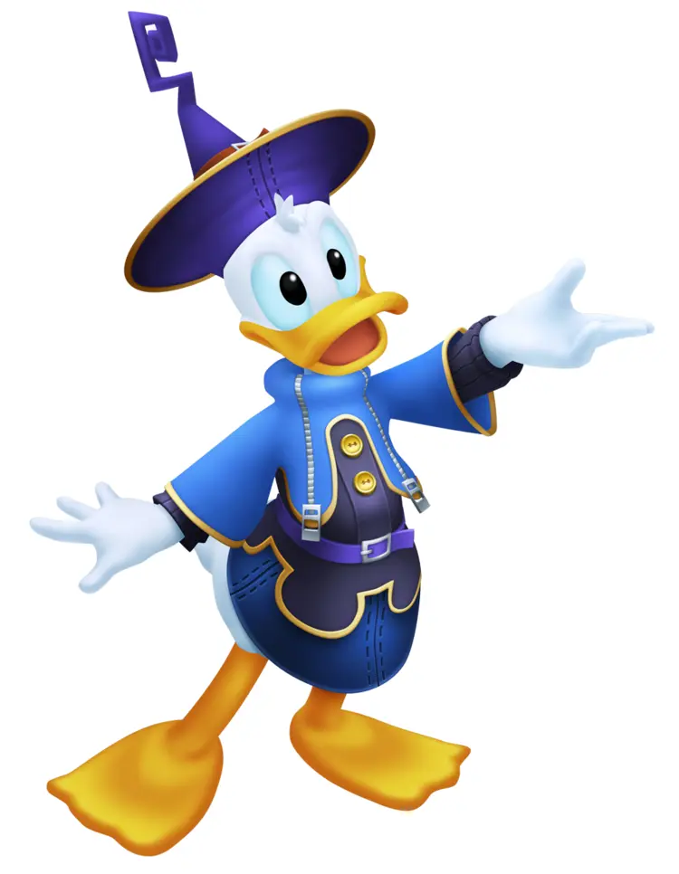 Duck in Wizard Outfit Performing Magic