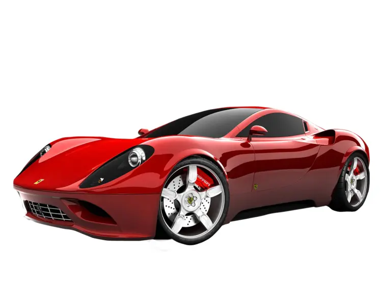Red Sports Car for High-Speed Driving