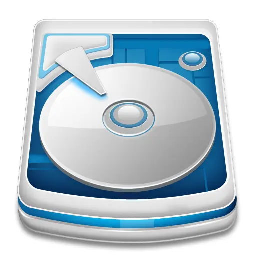 Hard Disk Icon for Data Storage
