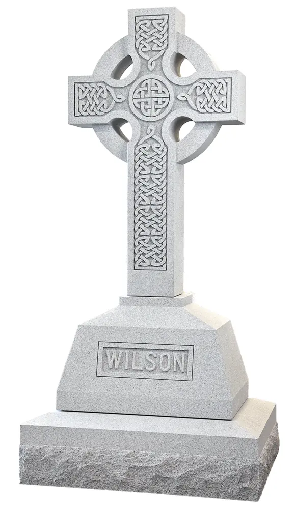 Ornate Celtic Cross Tombstone