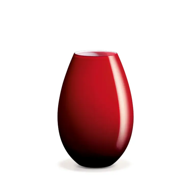 Elegant Red Vase for Home Decor