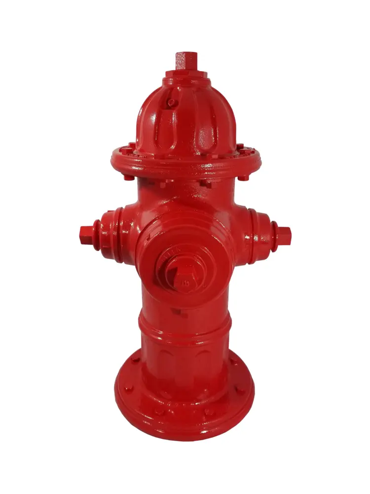 Red Fire Hydrant for Emergency Use