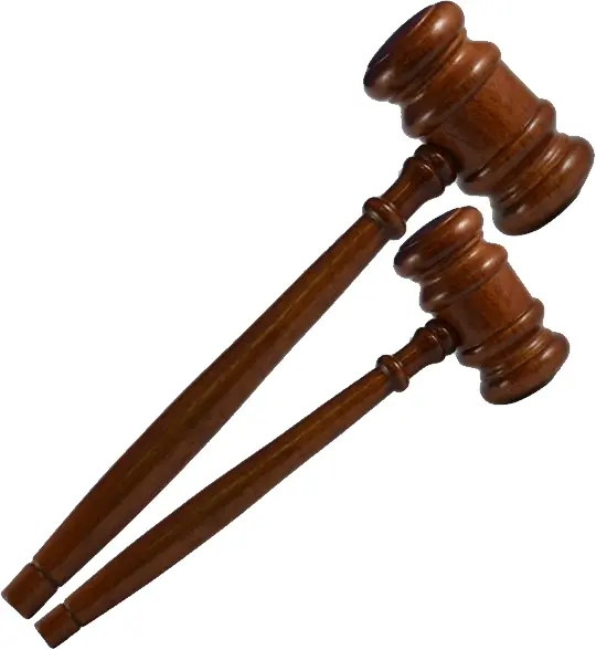 Two Wooden Gavels