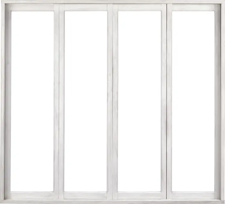 Four-Panel Window Frame