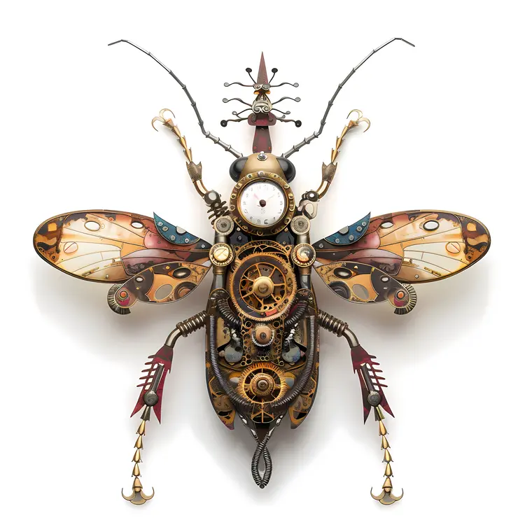 Steampunk Insect with Gears
