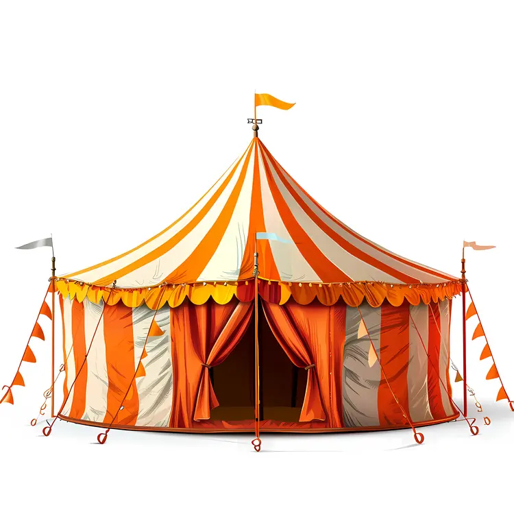 Colorful Circus Tent