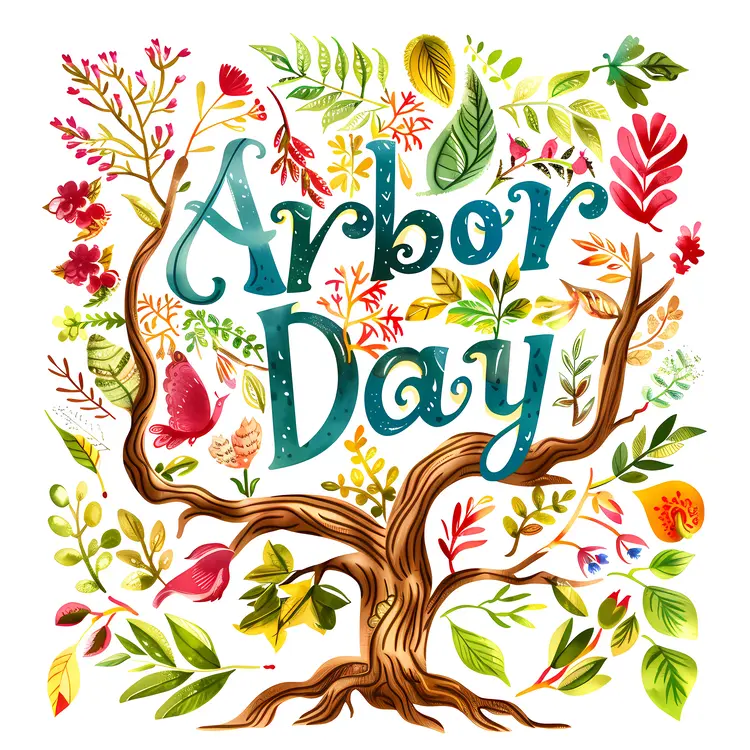 Arbor Day Celebration Illustration