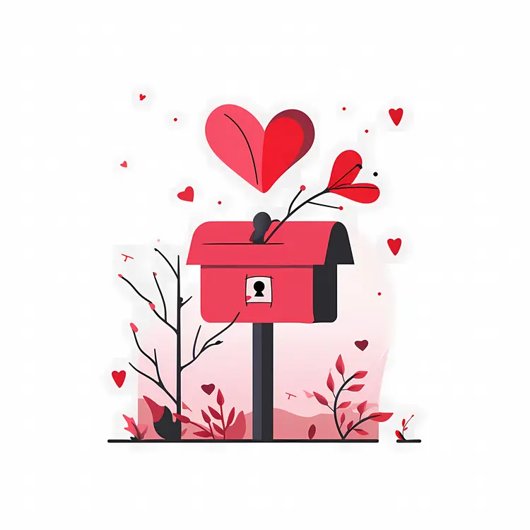 Heart Mailbox for Valentine's Day