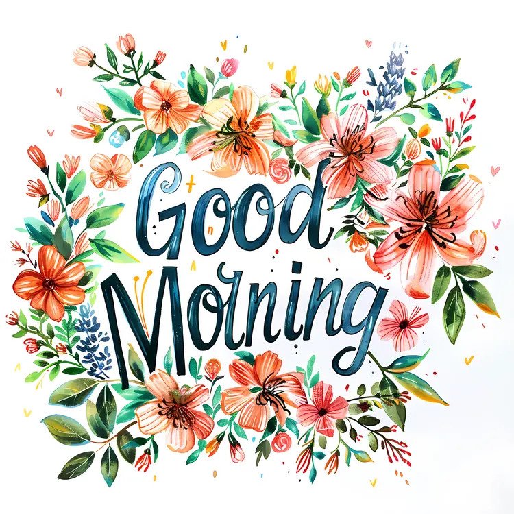 Good Morning Floral Greeting