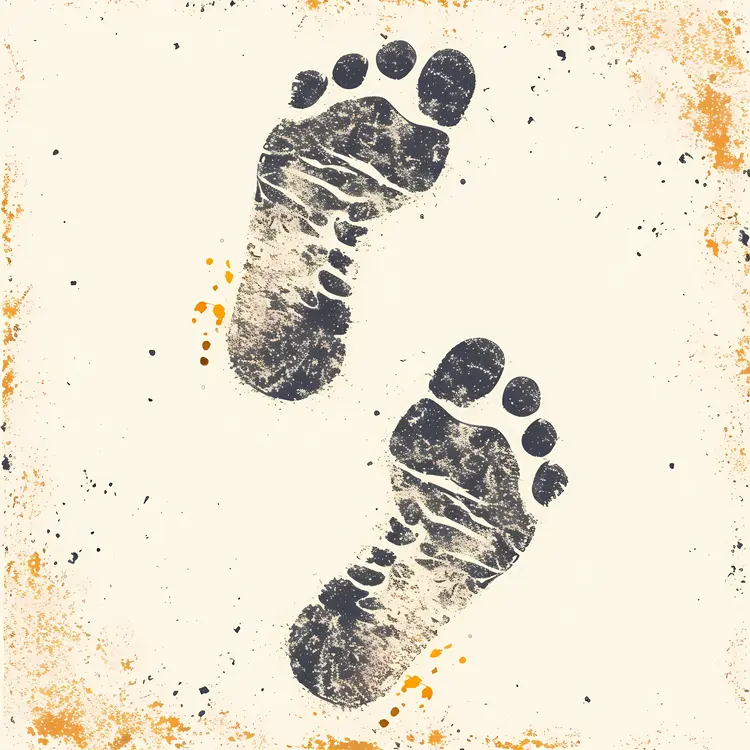 Black Footprints Art