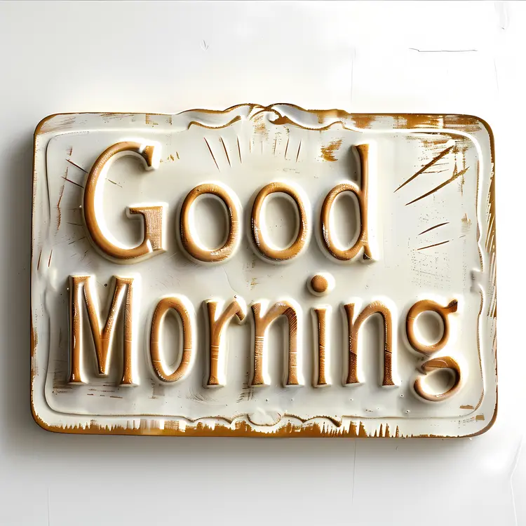 Vintage Good Morning Sign
