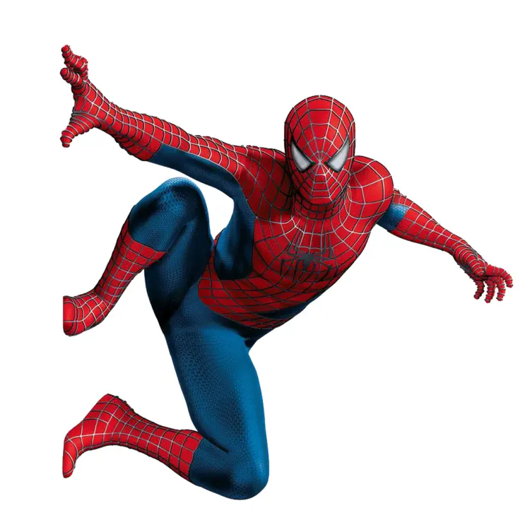 Leaping Spider-Man in Action Pose