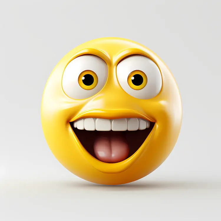 Excited Yellow Smiley Face