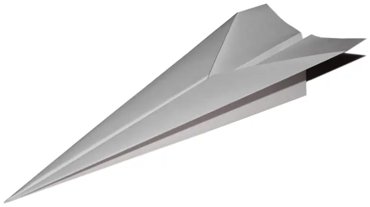 Gray Paper Airplane