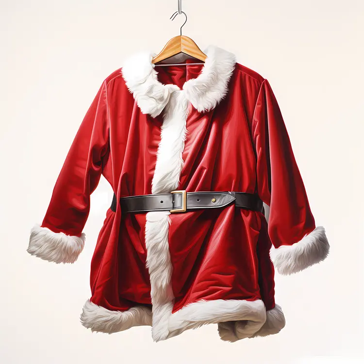 Traditional Santa Jacket with Belt