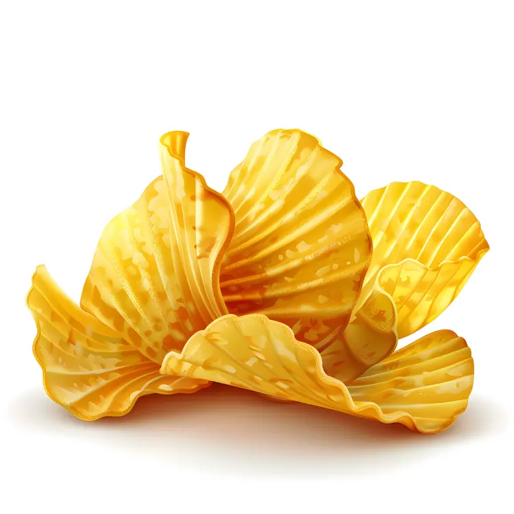 Crispy Golden Potato Chips