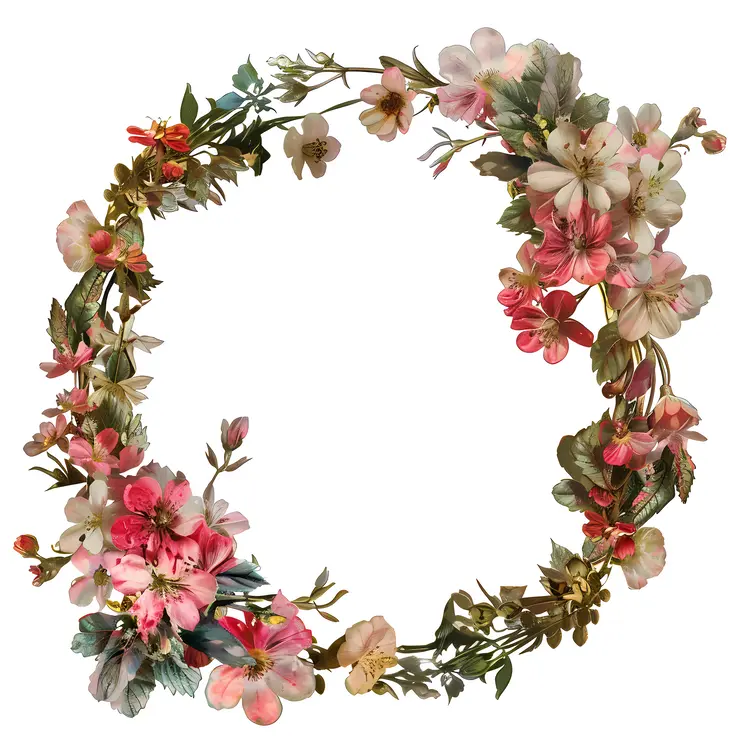 Delicate Cherry Blossom Wreath