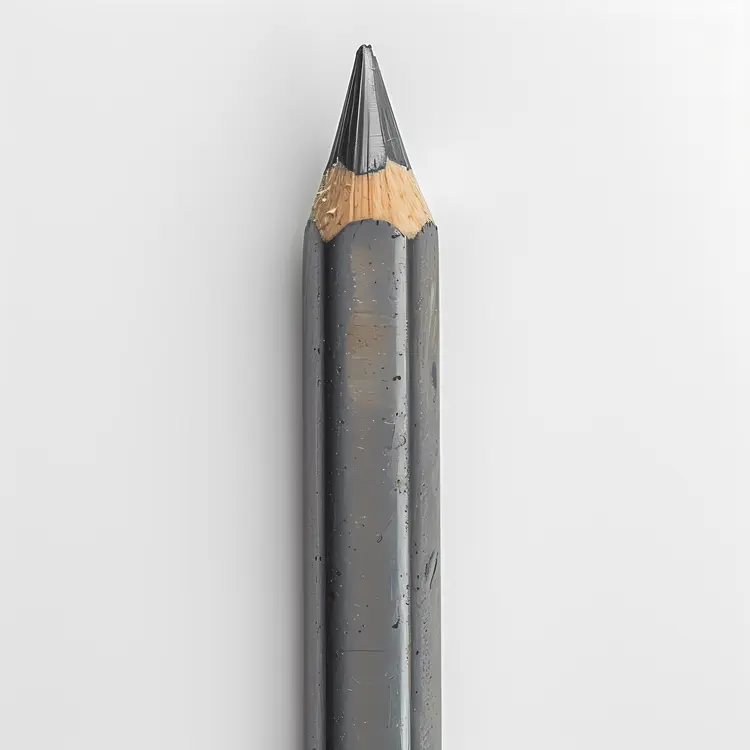 Black Pencil with Sharp Tip