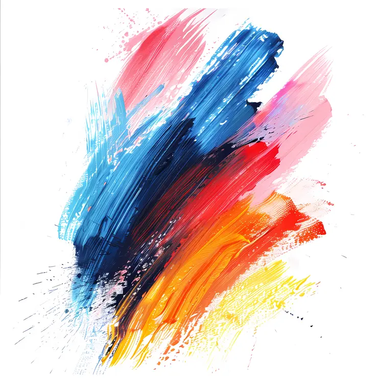 Colorful Expressive Brush Strokes