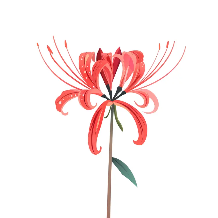 Red Spider Lily Illustration