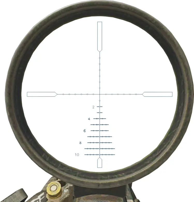 Scope Reticle for Precision Targeting