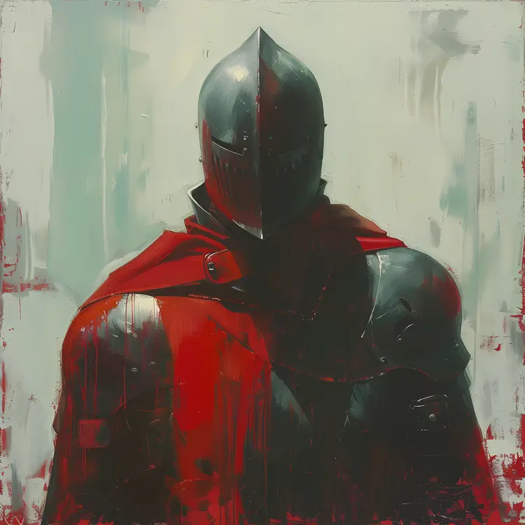 Knight in Red Cape