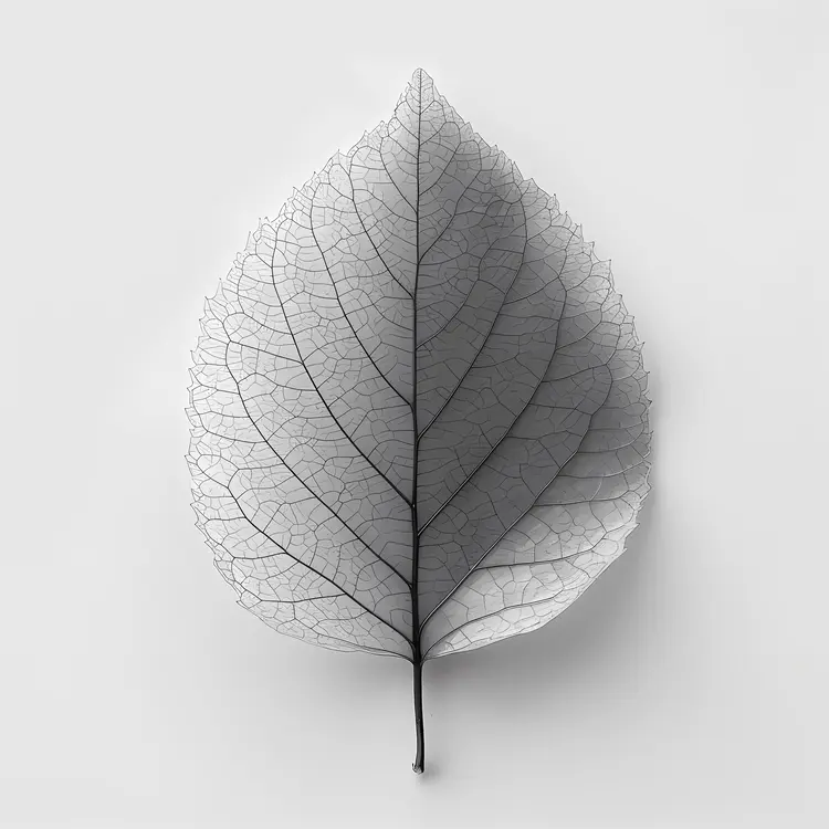 Detailed Leaf Skeleton
