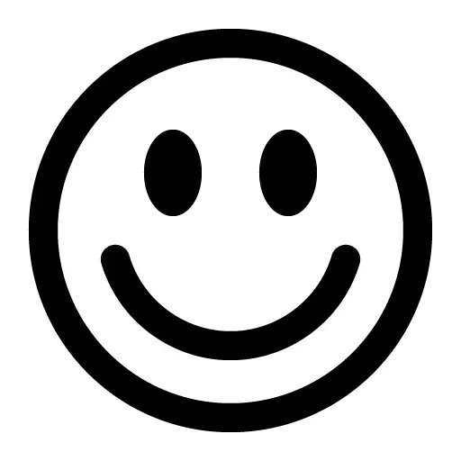 Black Smiley Face Emoji