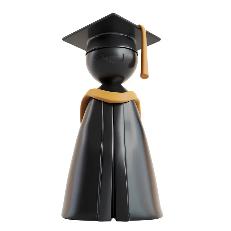 Graduation Figurine for Celebrating Success