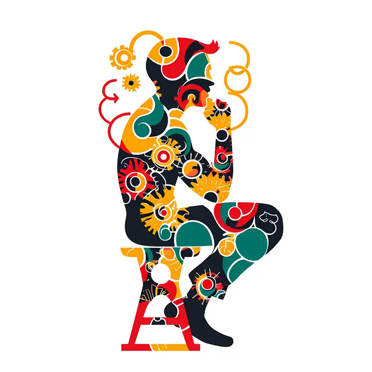 Colorful Abstract Thinker