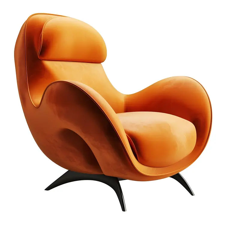 Modern Orange Chair