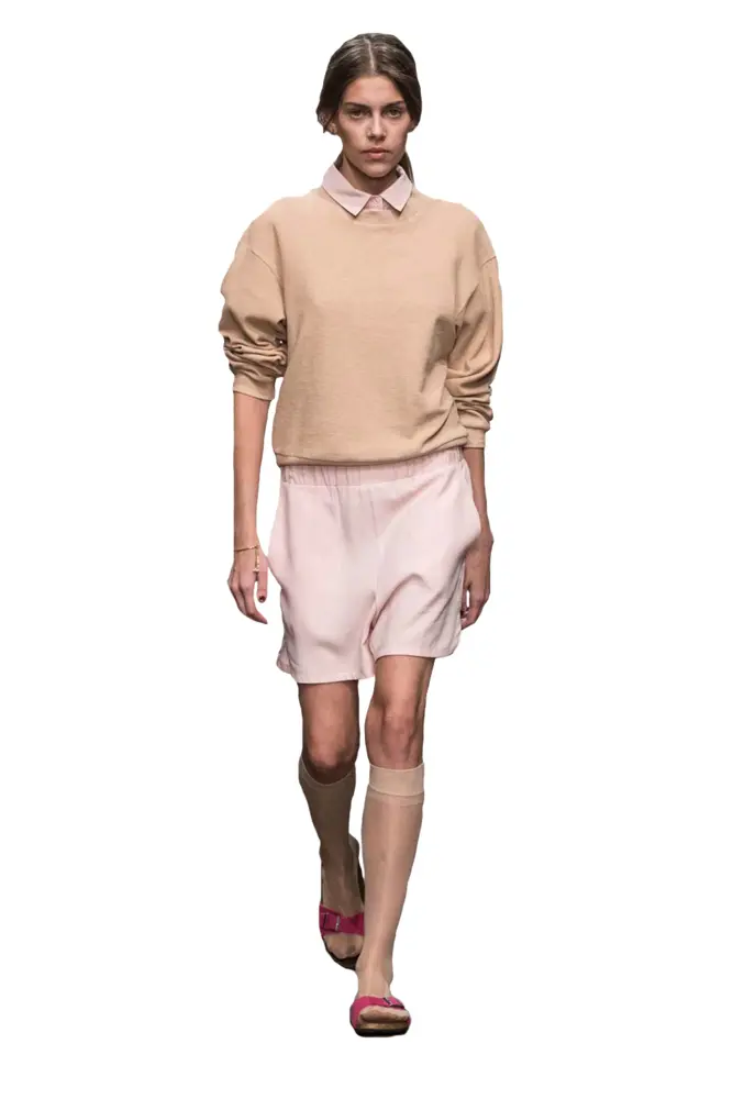 Fashion Model on Runway