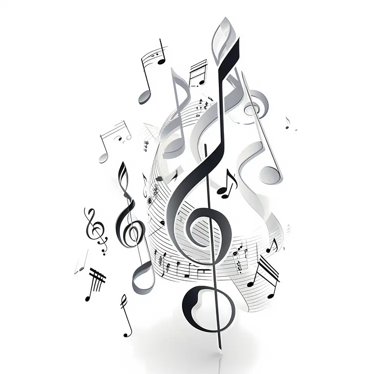 Musical Notes Graphic
