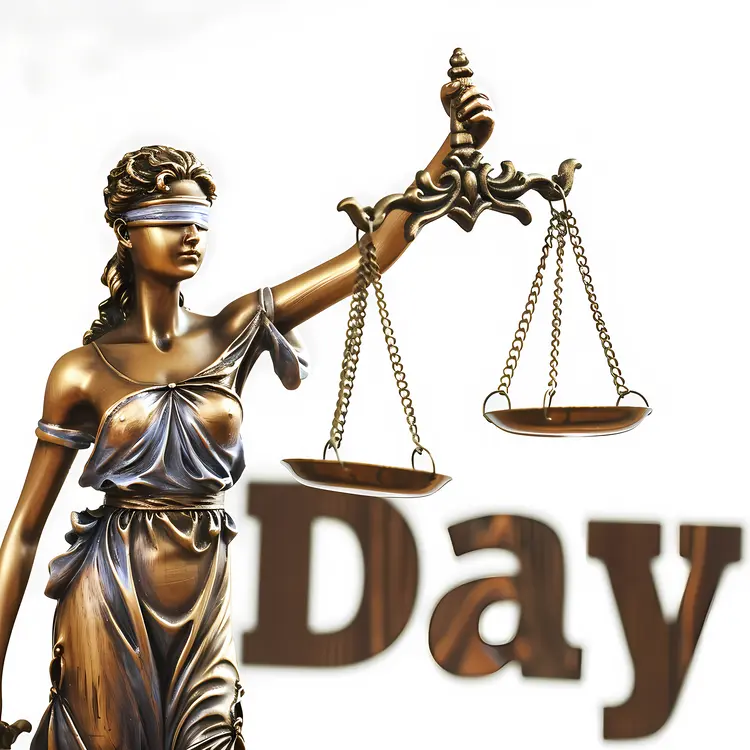 Lady Justice Statue for Law Day