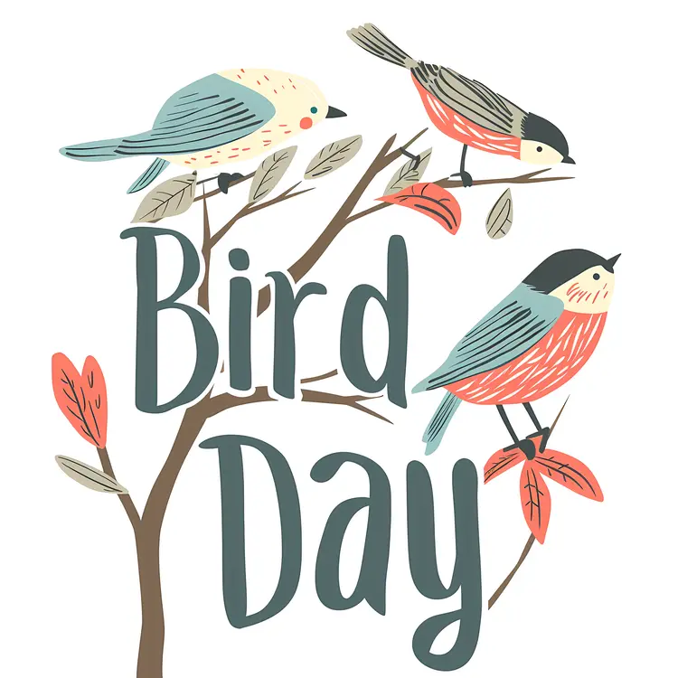 Bird Day Celebration Illustration