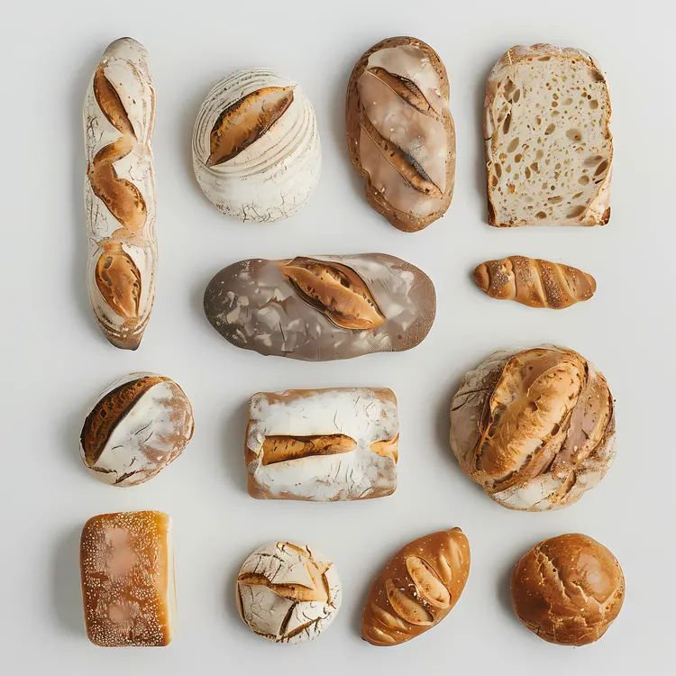 Variety of Freshly Baked Bread