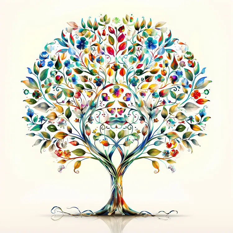 Colorful Artistic Tree