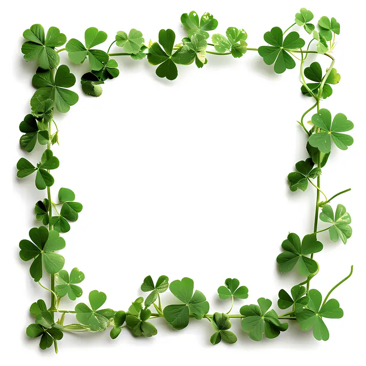 Decorative Shamrock Frame