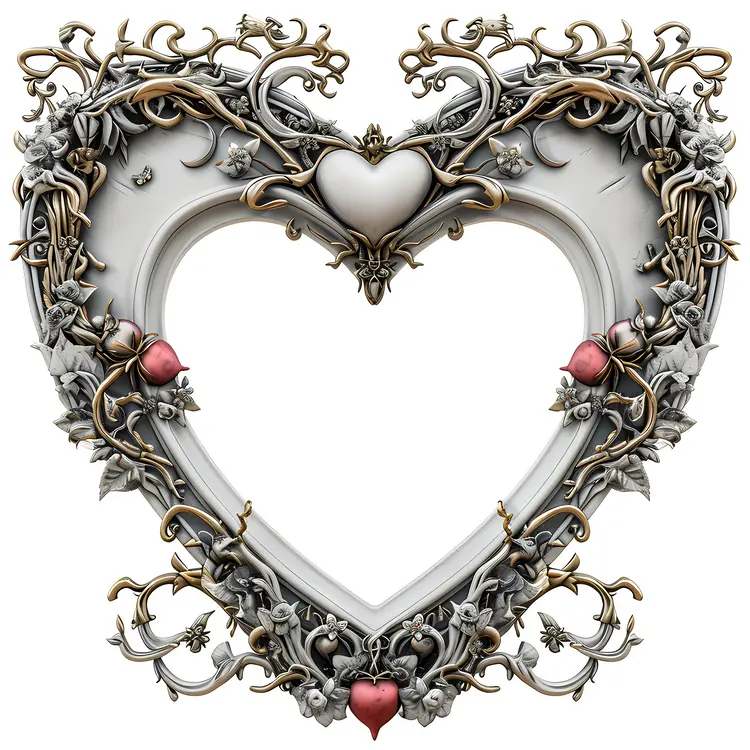 Ornate Heart Frame
