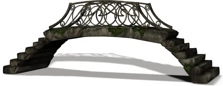 Decorative Wrought Iron Bridge