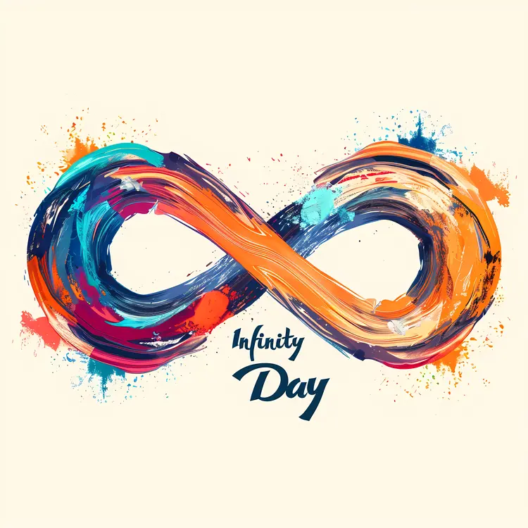 Colorful Infinity Symbol for Infinity Day