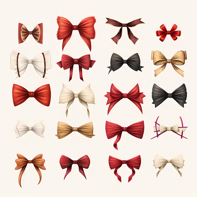 Assorted Collection of Bows