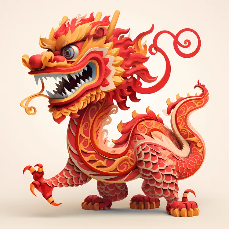 Red Dragon Illustration