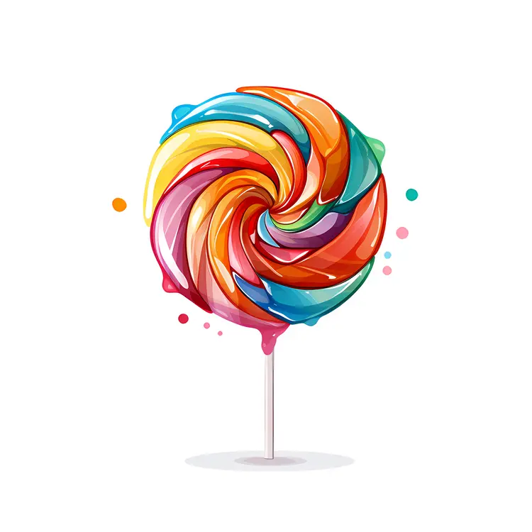 Single Colorful Lollipop