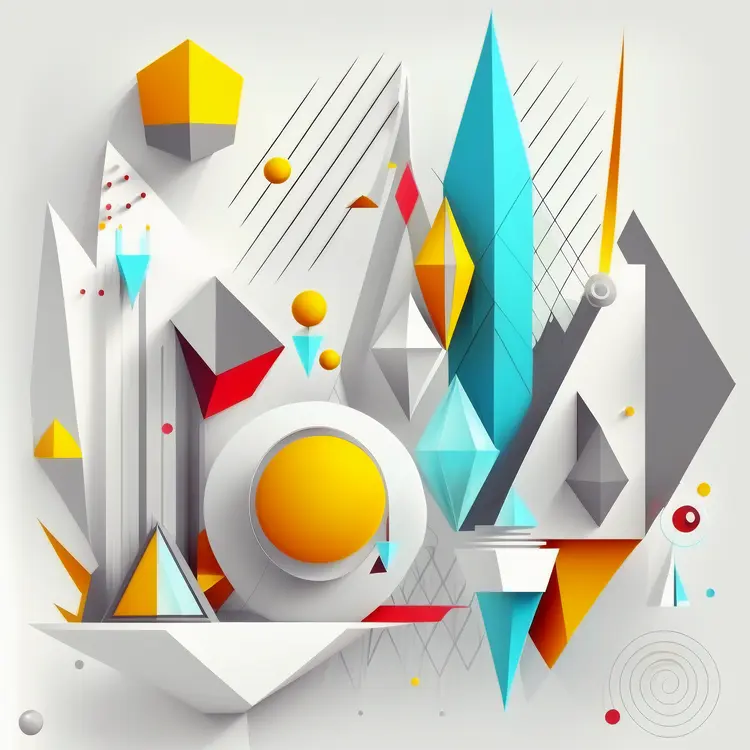 Colorful Geometric Abstract Art