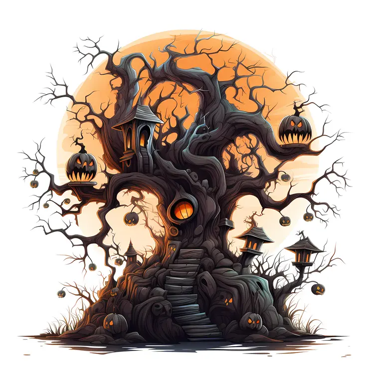 Haunted Pumpkin Tree