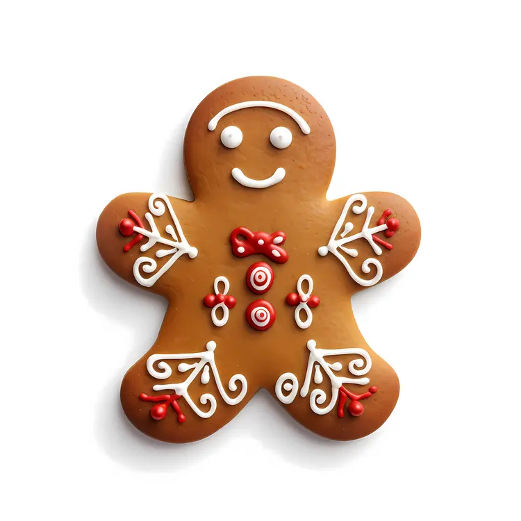 Cute Gingerbread Man Cookie