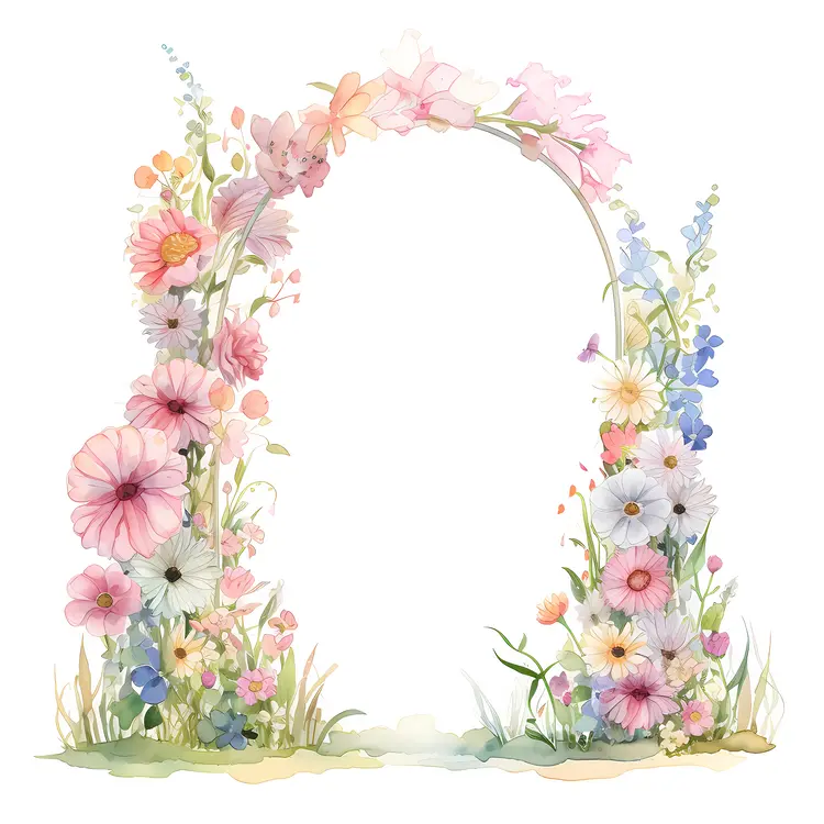 Beautiful Floral Arch for Spring Celebrations