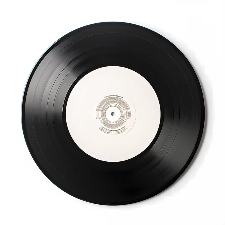 Classic Black Vinyl Record