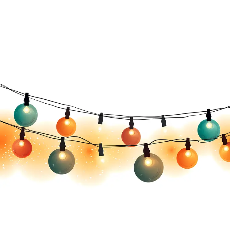 Colorful String Lights for Festive Decoration